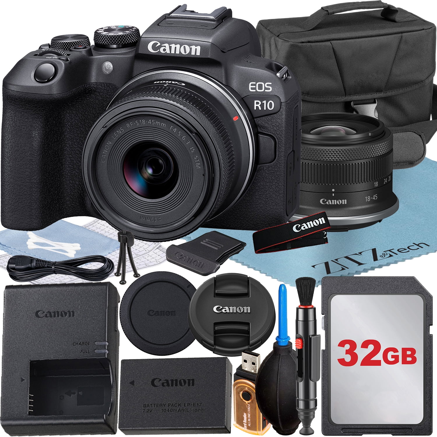 Click here for Canon Eos R10 Mirrorless Camera With Rf-S 18-45mm... prices