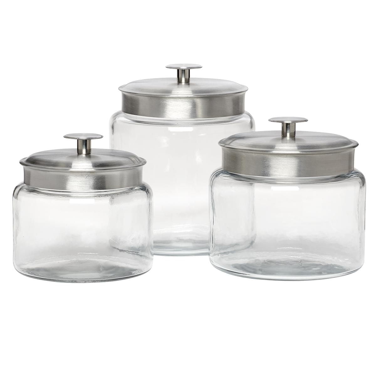 Click here for Anchor Hocking 3pk Montana Jars W/Stainless Steel... prices
