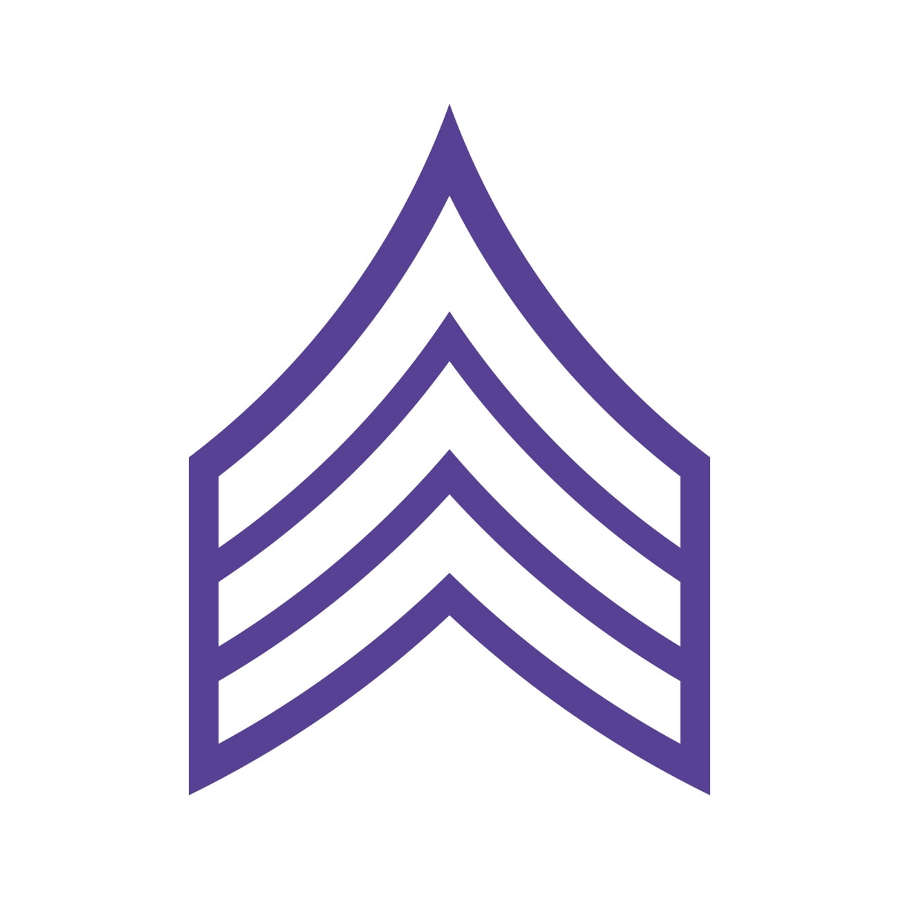 E-5 Sergeant Rank Sticker Decal Die Cut - Self Adhesive Vinyl ...