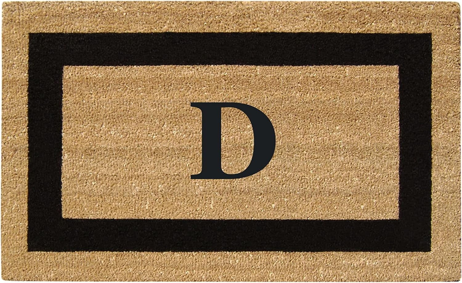 Legendary Doormats 20" x 36" Monogrammed Coir Doormat for Entryway ...