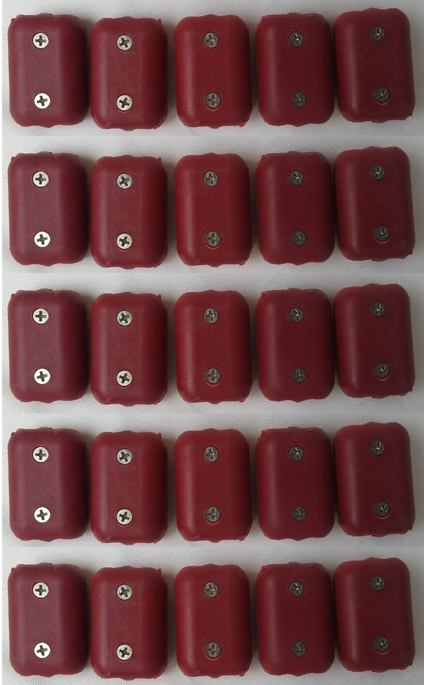 E-Z-TY 5/8 Inch Double OT Reusable Rope Clamp Red 25 Pack - Walmart.com