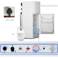 Smad 6.5 Cu ft Propane Refrigerator with Freezer LPG Fridge Cabin ...