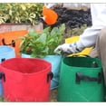10-Gallon Fabric Grow Bags (7 Pack of Mix Colors) with Handles for ...