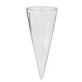 Soarian Circular Cone Glass Wall Hanging Vase Bottle for Plant Flower ...