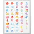 35pcs-50pcs Cute Stickers Stationery Stickers Fantasy Stationery ...