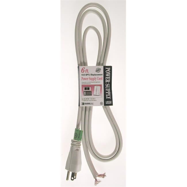 Coleman Cable Three Conductor Beige SPT-3 Replacement Power Cord Three ...