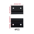 4PCS Aluminum Photo Frame Hanger with Screws & Expansion Tubes,Wall ...