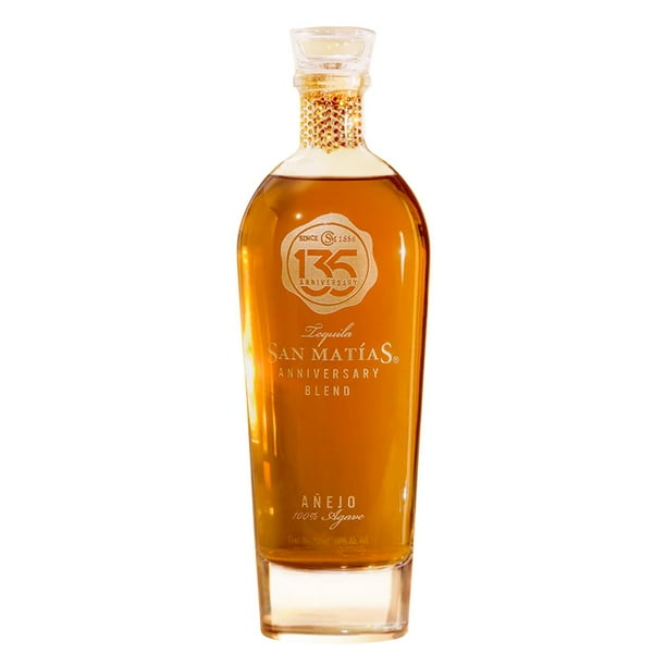 Tequila San Matias A√±ejo 135 Aniversario 750 ml | Walmart en línea