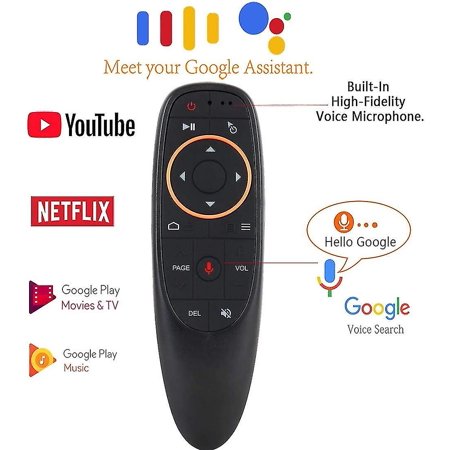 Wekity Voice Remote Air Mouse Remote, 2.4g Rf Wireless Remote Control ...
