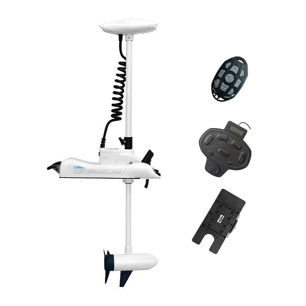 HASWING OUTDOOR Electric Trolling Motor 12V 55LB 54 Inch Shaft Cayman B ...