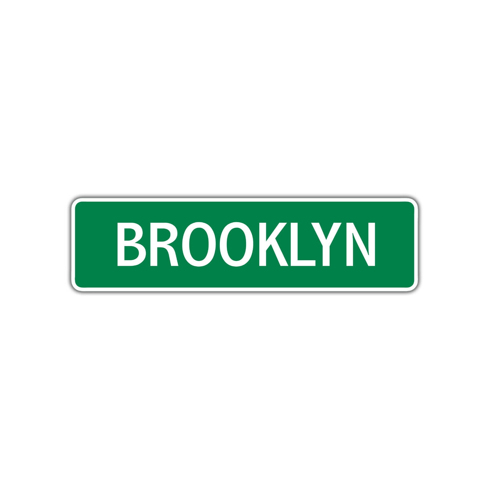Brooklyn Girls Children Name Letter Printed Plaque Decoration Label ...