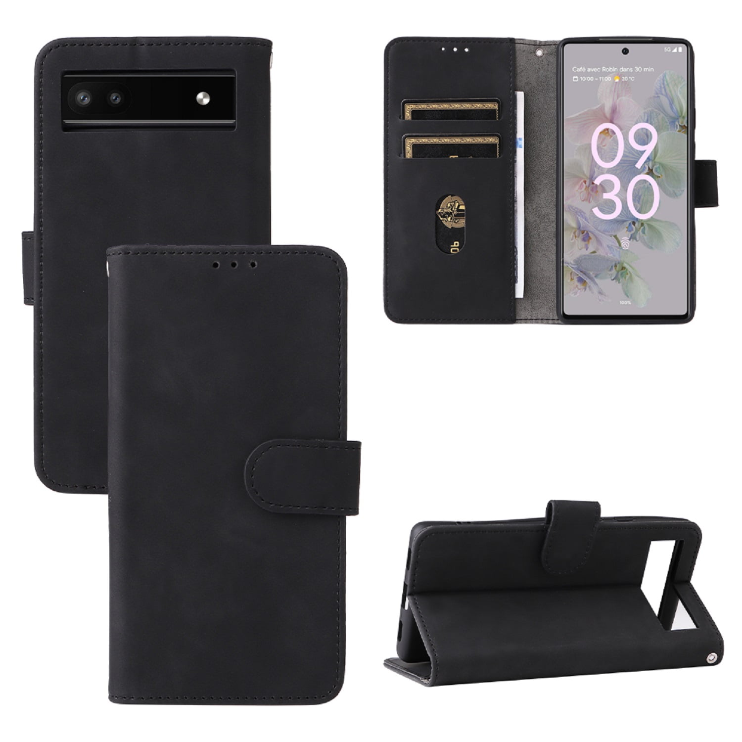 Case for Google Pixel 7 Wallet Case with Card Slots Holder Magnetic ...