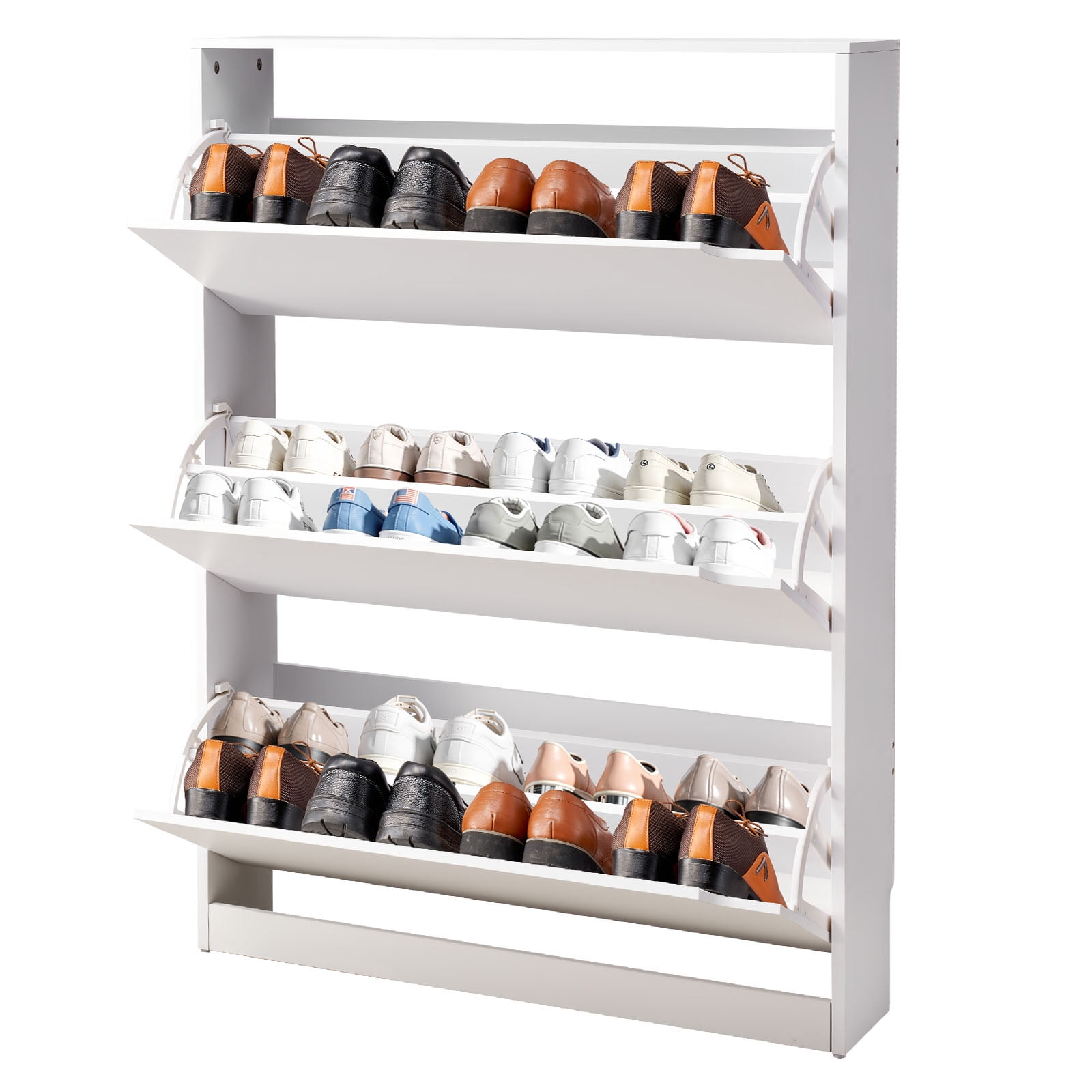 Click here for Vevor Shoe Cabinet With 3 Flip Drawers  Modern Sho... prices