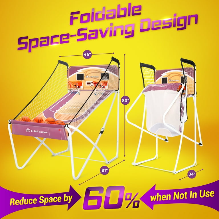 HyperShoot Basketball Arcade Game Arcade Party Rental LED, 52% OFF