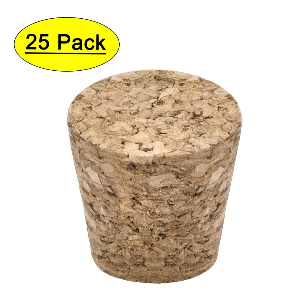 Uxcell 18x13x18mm Wooden Tapered Cork Plugs Stoppers 25 Pack - Walmart ...