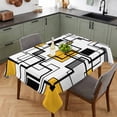 Abstract Geometric Line Table Cloth 60x84in, Waterproof Rectangle ...