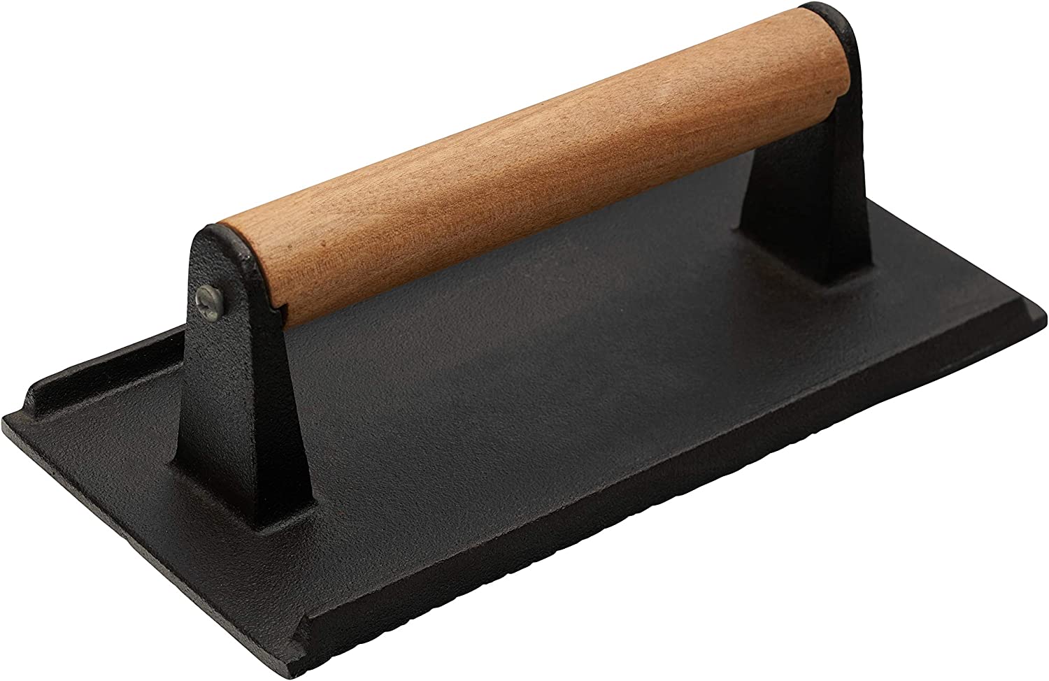 [5 Pack] Rectangle Grill Press with Wooden Handle 9 x 5 inches - Heavy ...
