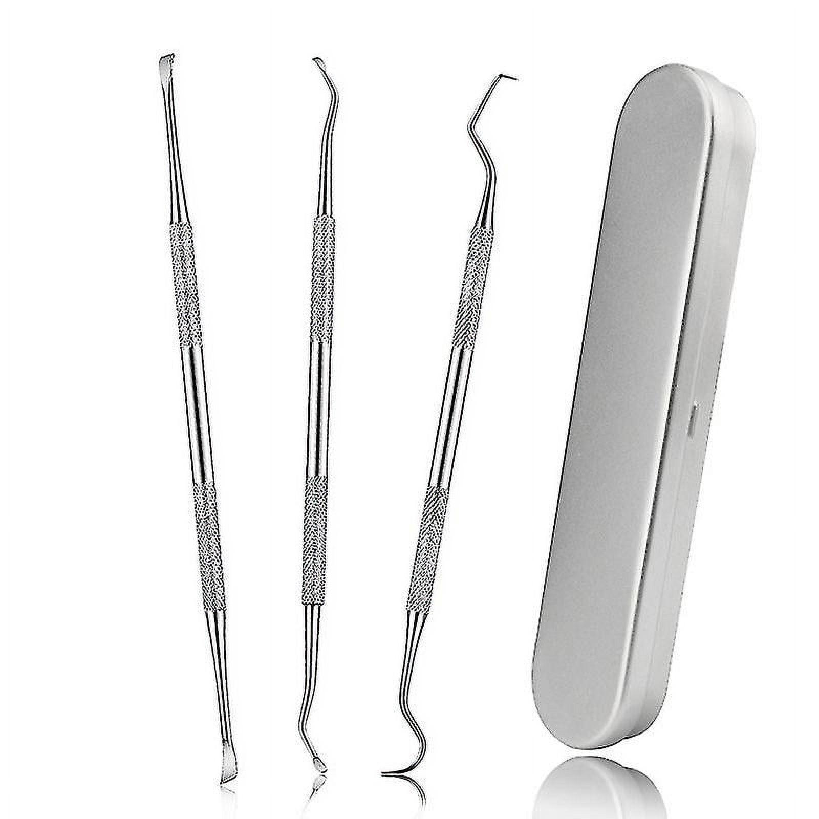 3pcs Dental Pick Tools Tooth Picks Stainless Steel Dental Teeth ...
