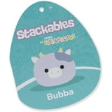 Squishmallows Large Farm Animal - 12-Inch Bubba Purple Cow Stackables ...