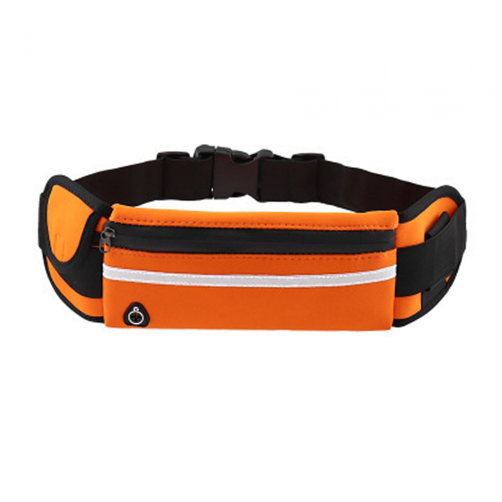 Running Belt Waist Pack Bag with Water Bottle Holder Reflective Runners ...