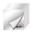 ChicYu 4Pcs Self Adhesive Acrylic Mirror Sheets, 20x20cm Flexible HD ...