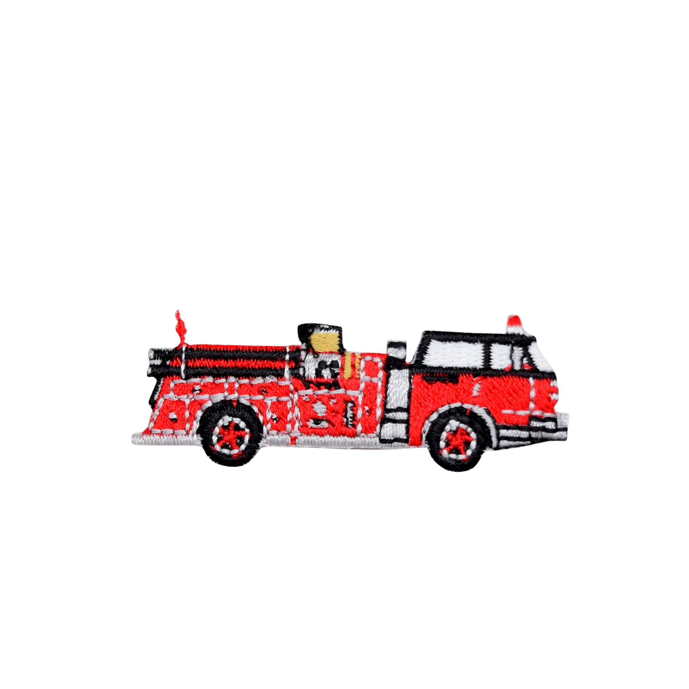 Fire Engine/Truck - Iron on Applique/Embroidered Patch - Walmart.com