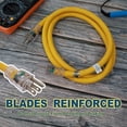 10 Ft Lighted Outdoor Extension Cord - 10/3 SJTW Heavy Duty Yellow ...