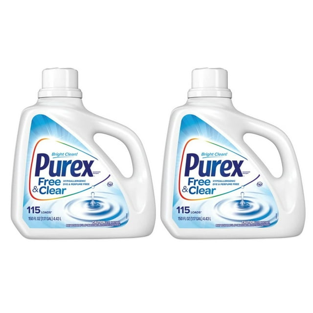 Purex Ultra Concentrated Liquid , Unscented, 150 Fluid Ounce (Pack of 2 ...