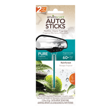 Enviroscents Auto Sticks Natural Car Air Fresheners, 6-Packs with 12 ...