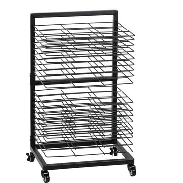 Loghot Wall Mounted Art Drying Rack with 8 Removable Shelves for ...