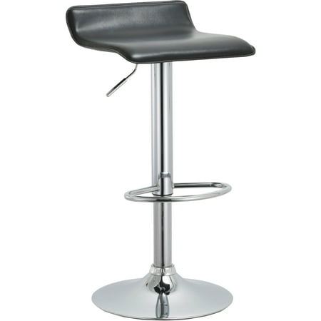 Contoured Contemporary Backless Armless Swivel Height Adjustable ...