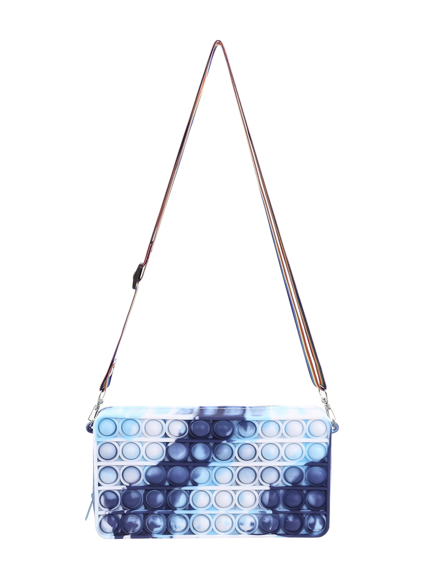 Fidget Pop It Shoulder Crossbody Bag Colorful Pops Purse Wallet for ...