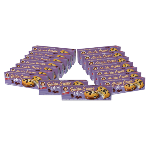 Little Debbie Raisin Crme Pies, 10.15 oz Per Box, 8 Count Per Box, 16 ...