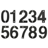 3 Inch Metal House Numbers, House Address Numbers, Black House Garden ...