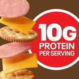 Lunchables Value Kit: Ham & Cheddar Cheese Cracker Stackers Kid Snack ...