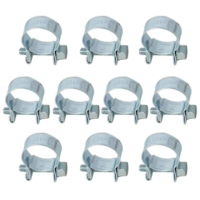 ALL-CARB 10PCS 3/8 Inch (14-16 mm) Injection Hose CLAMP/AUTO Fuel ...