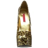 *5 3/4" Heel Cheetah Glitter Pat W/Concealed PF - Gold Cheetah Pat, 8 ...