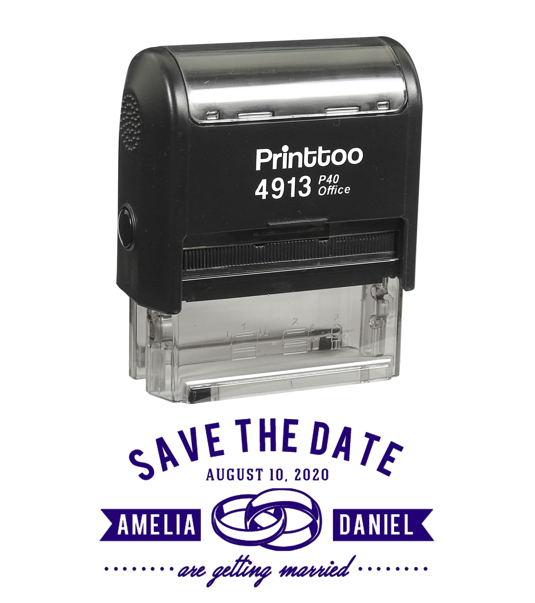 Personalized Self Inking Signature Stamp Personalized Logo Stamper ...