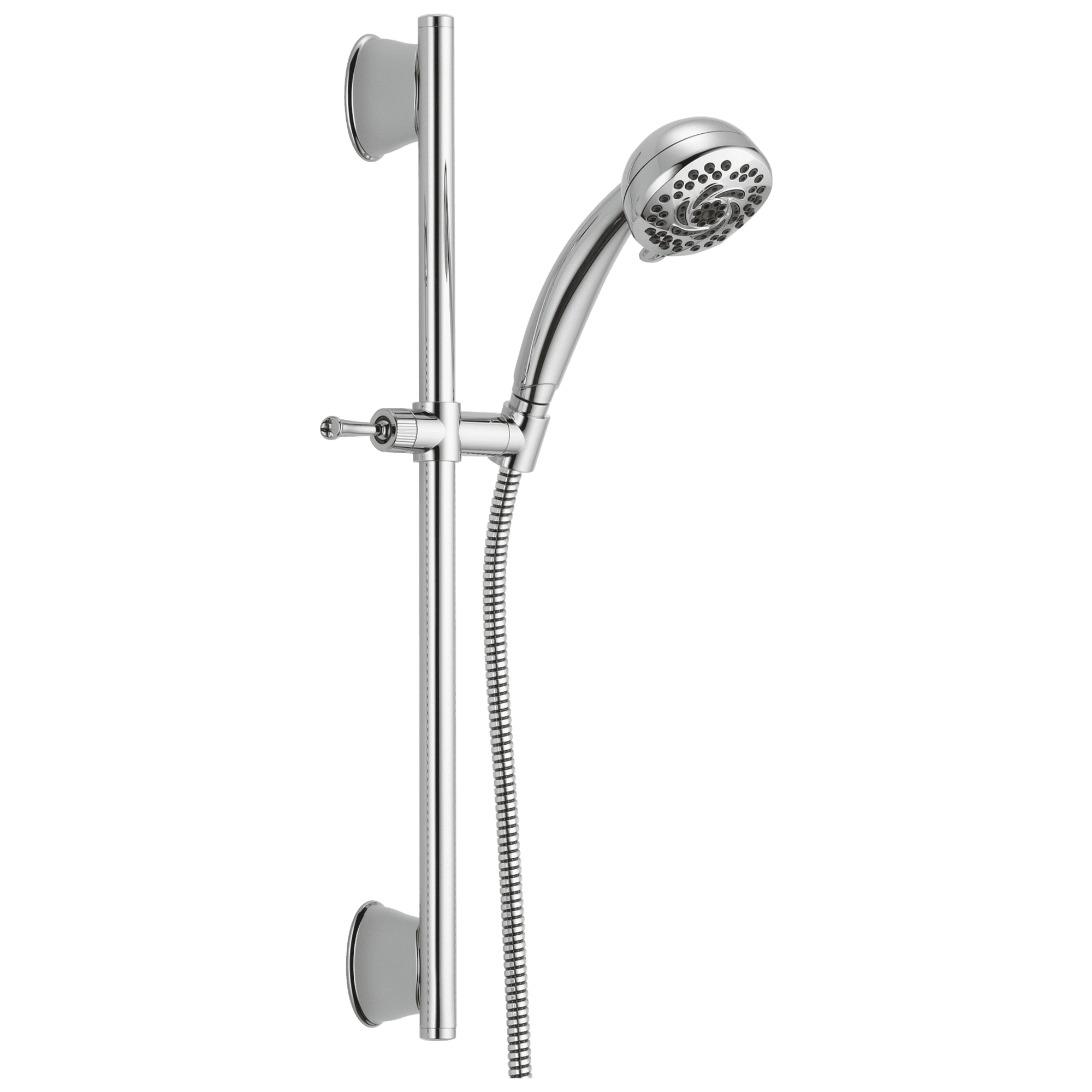 Delta Universal Showering Components 5-Setting Slide Bar Hand Shower in ...
