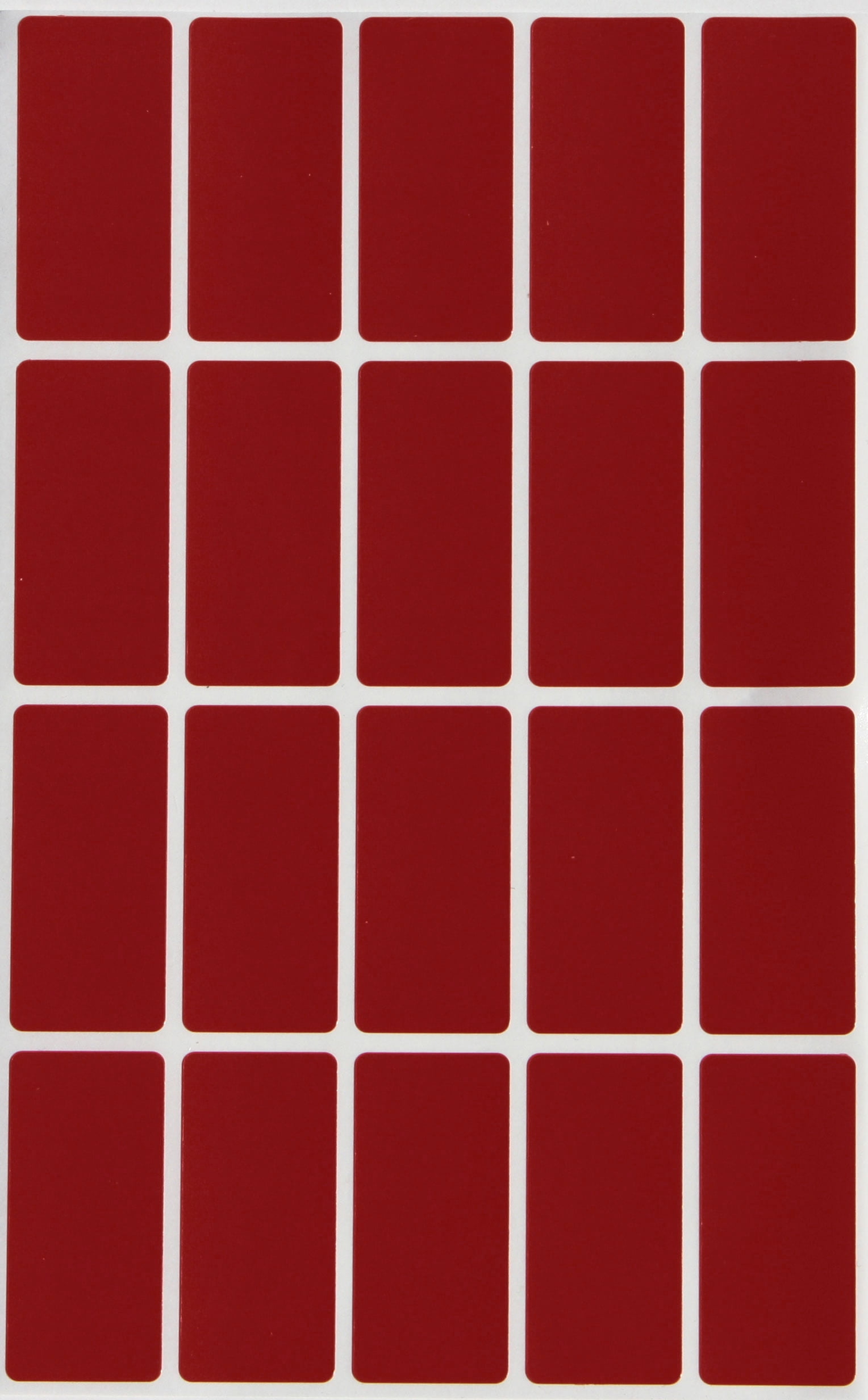 Royal Green Rectangle Sticker Labels 1.57 inch x 0.75 inch (40mm x 19mm ...