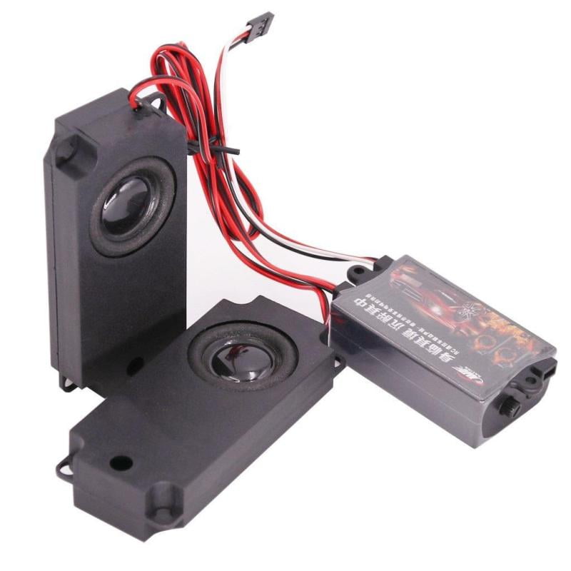 Second Generation Rc Engine Sound Unit System Simulator Double Speaker For 110 Sports Car