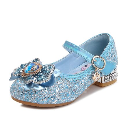Disney filles princesse chaussures printemps nouveaux enfants talons ...