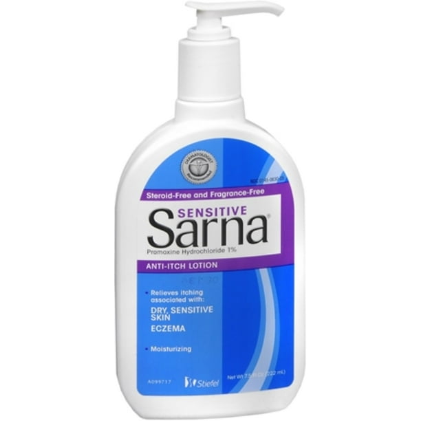 Sarna Sensitive Anti-Itch Lotion 7.50 oz (Pack of 2) - Walmart.com