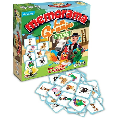 Montecarlo Memorama Match Game Farm of Zenon Children's Kingdom Cow ...