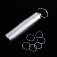 3 Grids Pocket Pills Box Waterproofs Container Keychains for Medication ...