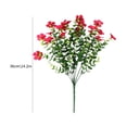 Agiufgs Artificial Flowers Bouquet, Lifelike Realistic No Maintenance ...