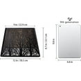Medium Square Lamp Shades, Metal Lampshade with Pattern of Trees for ...