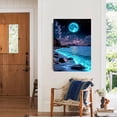 Diamond Painting Kit Night Sky Theme 30x15.7 in Canvas Art with Acrylic ...