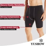 Compression Shorts Men Spandex Shorts Quick Dry Athletic Sport Workout ...