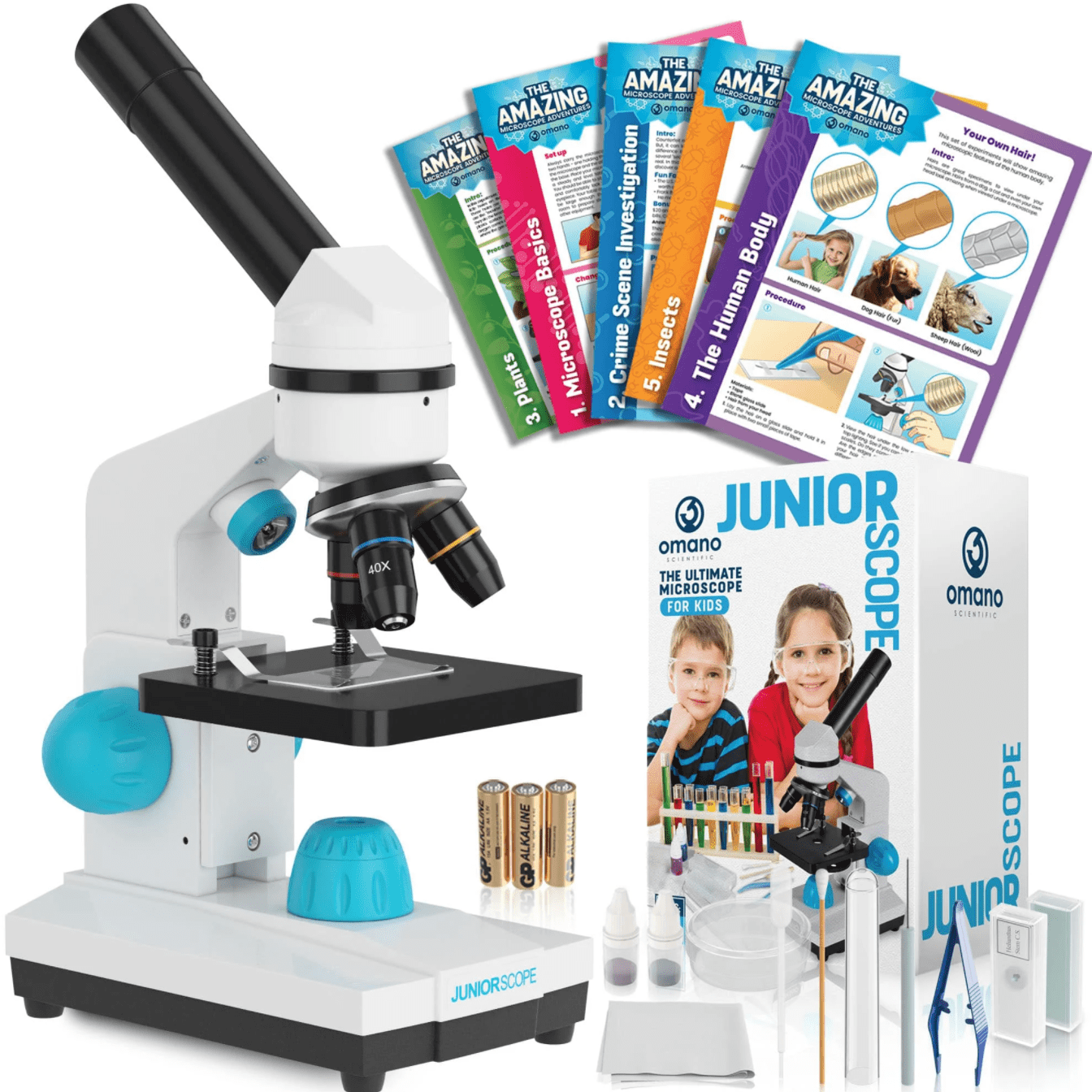JuniorScope, The Ultimate Kids Microscope- Comes with Amazing ...